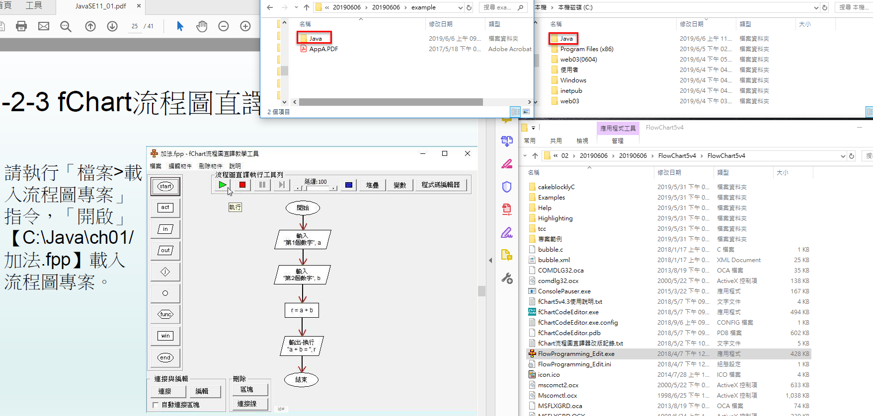 20190606JAVA簡介與FlowChart介面應用 – Stella的日常543